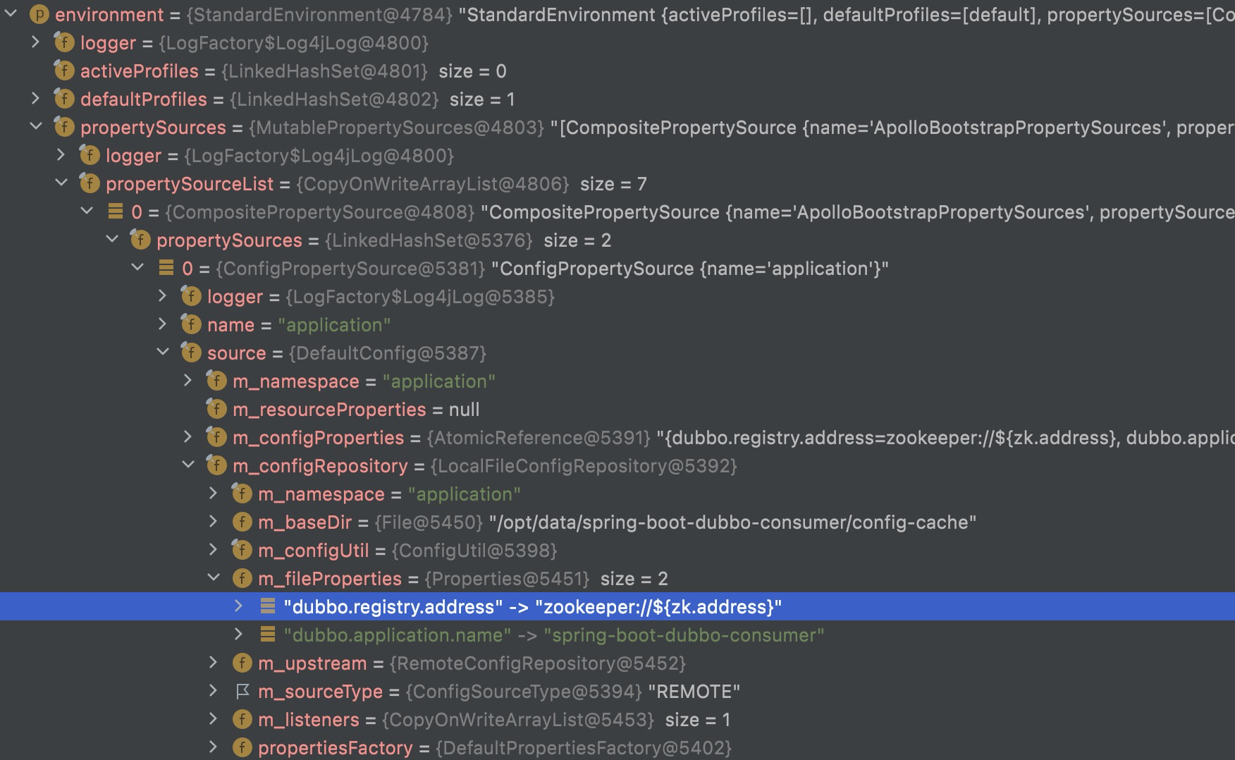 一个namespace中使用占位符引用另一个namespace某一个属性，不生效 · Issue #4264 · apolloconfig/apollo · GitHub