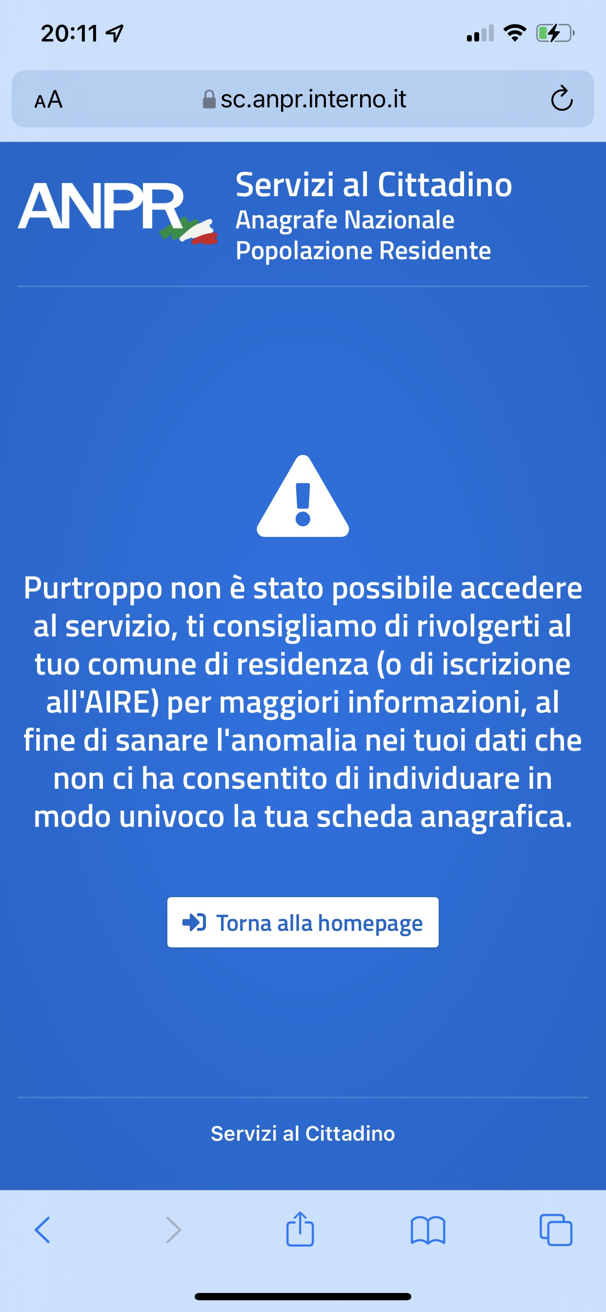 Errore anpr · Issue #3193 · italia/anpr · GitHub