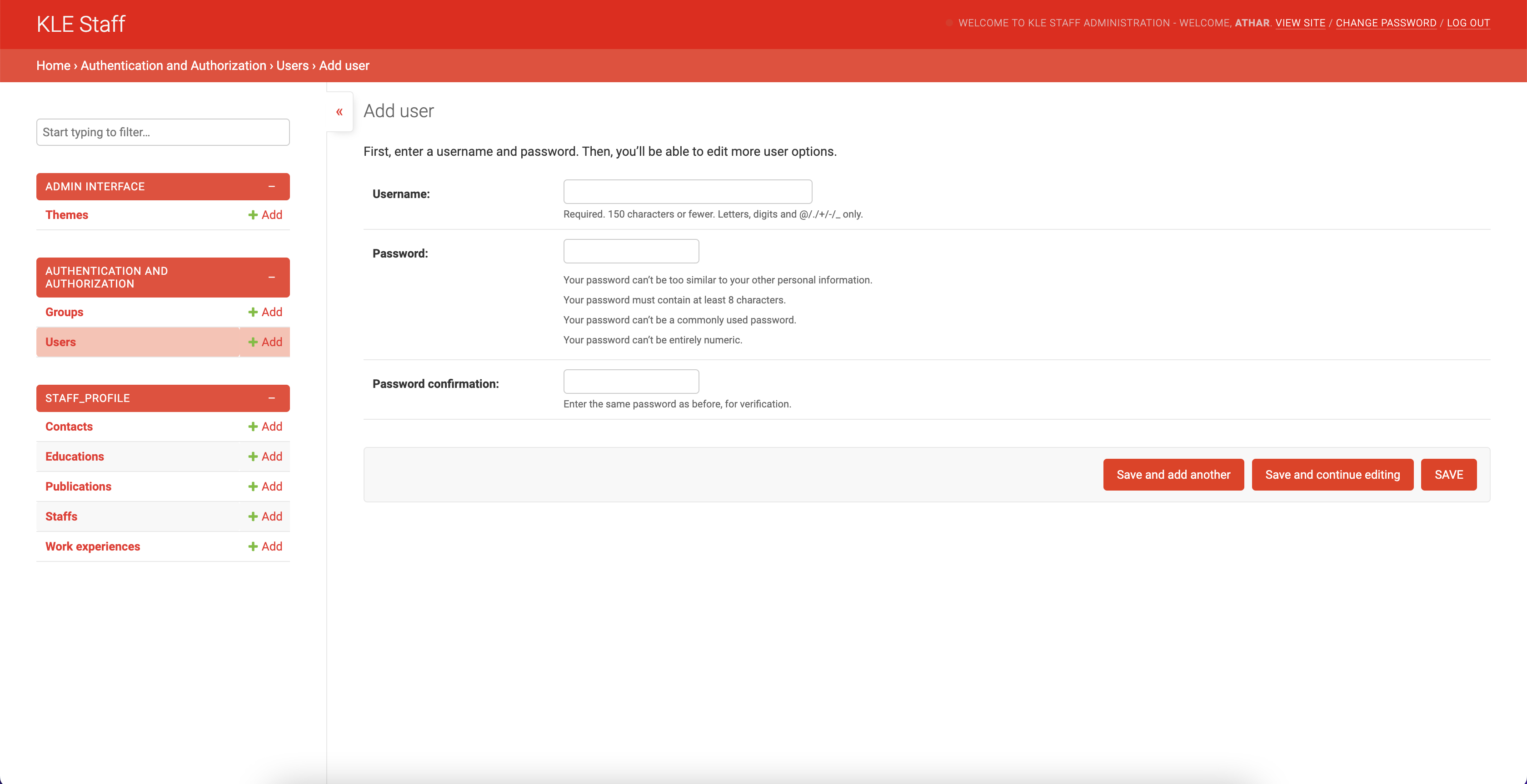 GitHub - abhishekpatil4/KLE-Staff-Portfolio: Full-stack web application that showcases the work ...