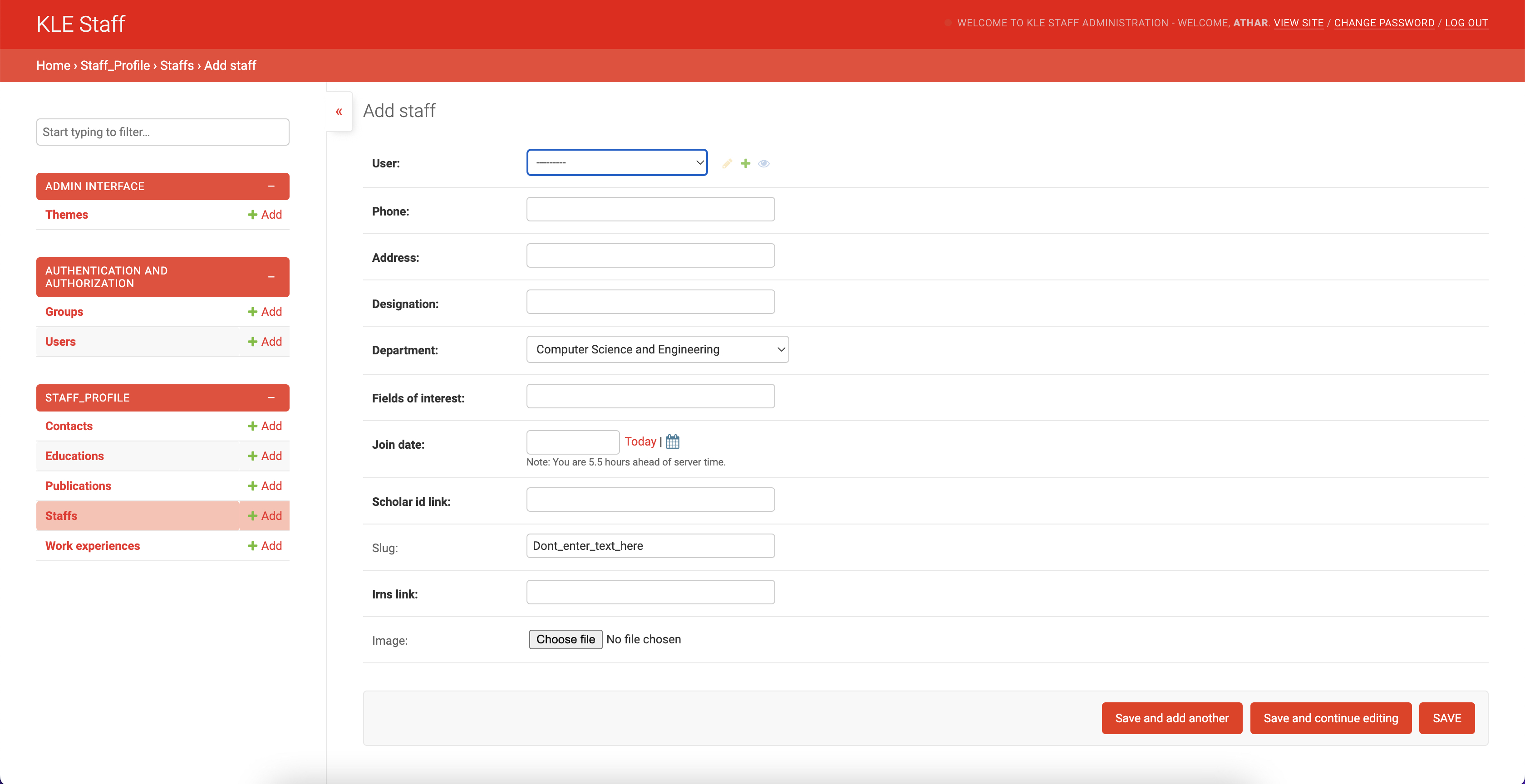 GitHub - ShreyaDevagiri/KLE-Staff-Portfolio