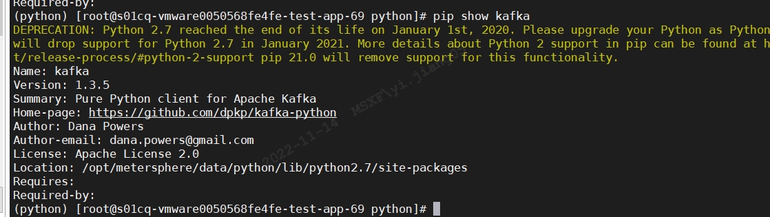[BUG]前后置脚本中引用Python第三方库，Python的ujson包安装后使用时有问题，另外调用Kafka的包也无法调用 · Issue #19739 · metersphere ...