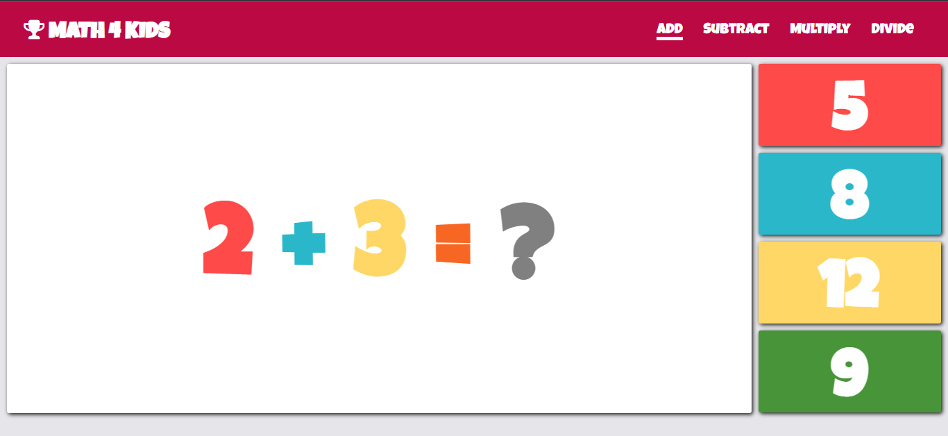 GitHub - Shivarajkumar456/MathForKids