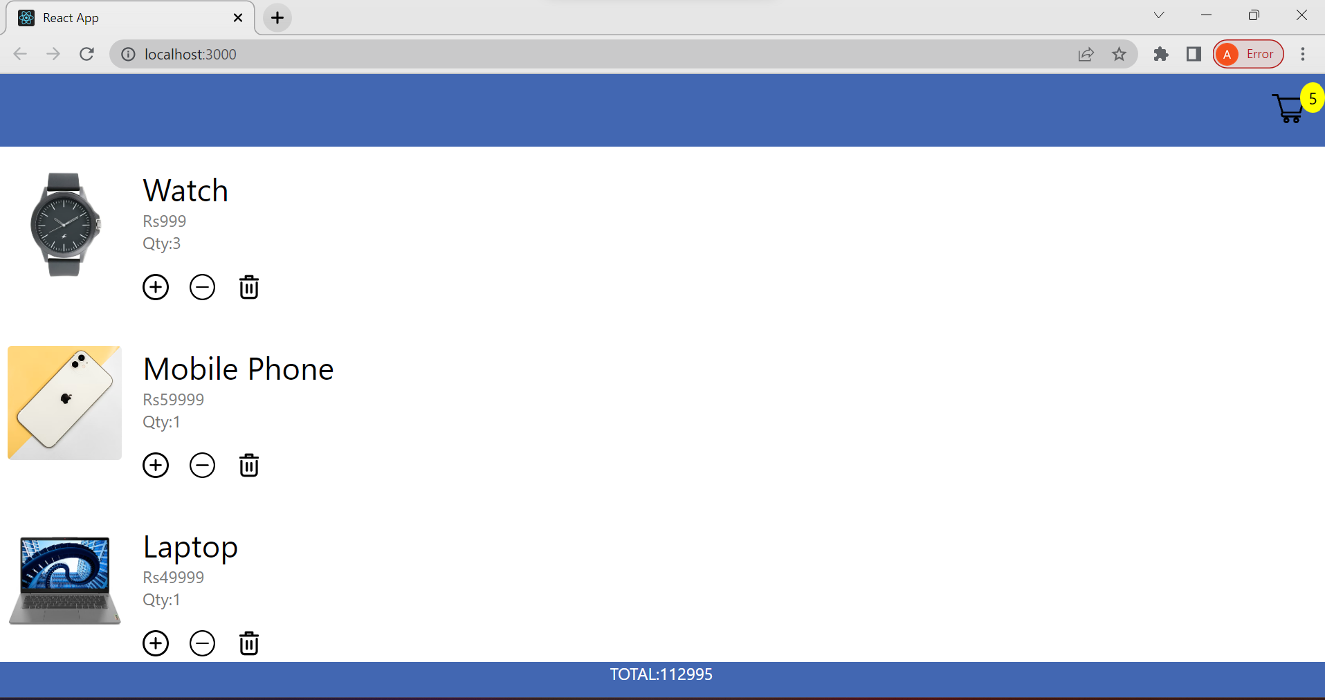 GitHub - aditya711-code/Cart: Basic Shopping Cart