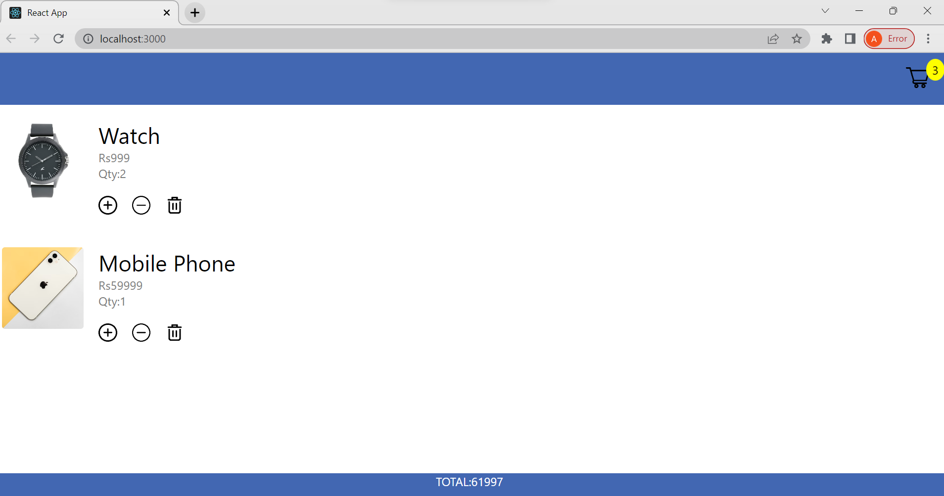 GitHub - aditya711-code/Cart: Basic Shopping Cart