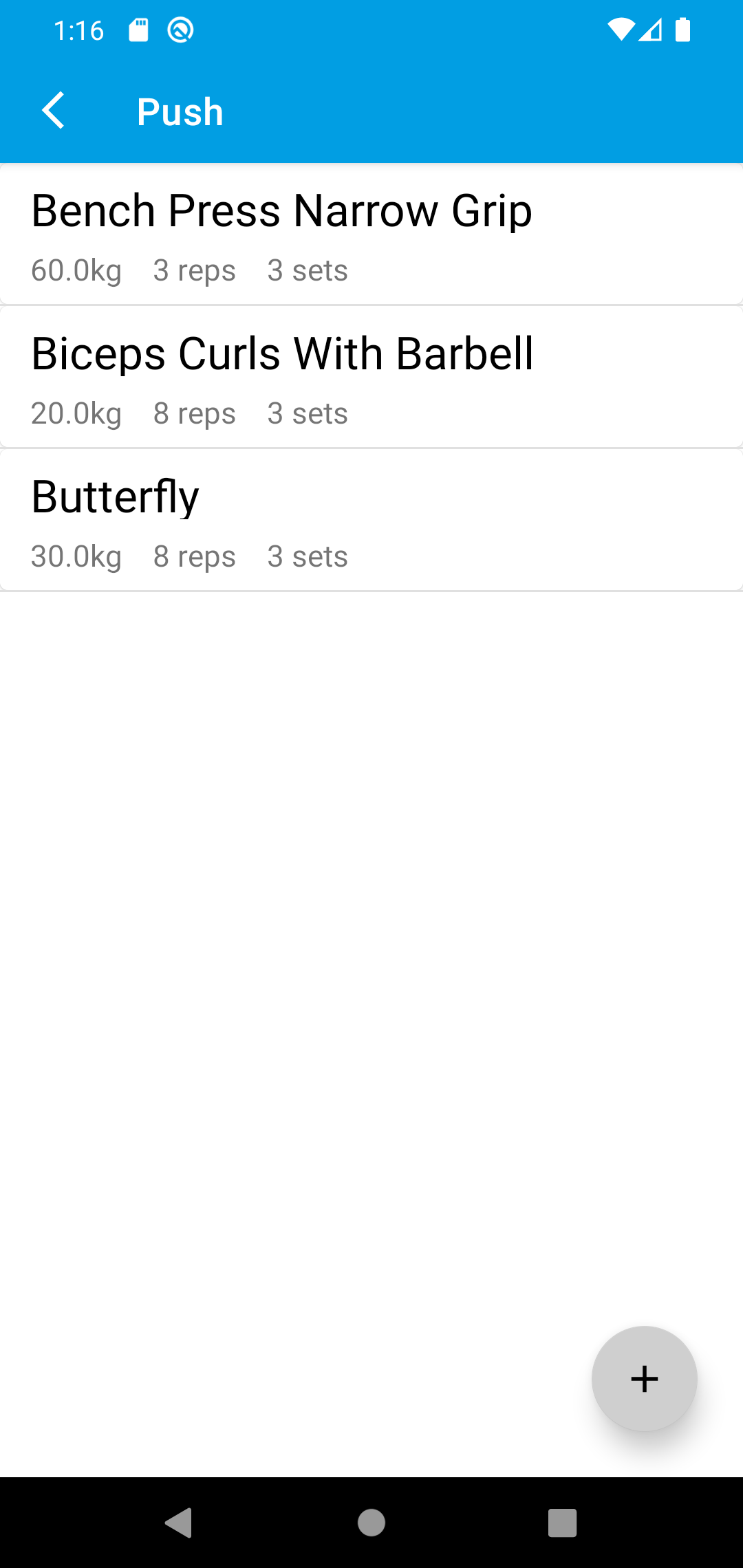 GitHub - SWeidlinger/FitCom: Workout tracking app with included body weight tracking