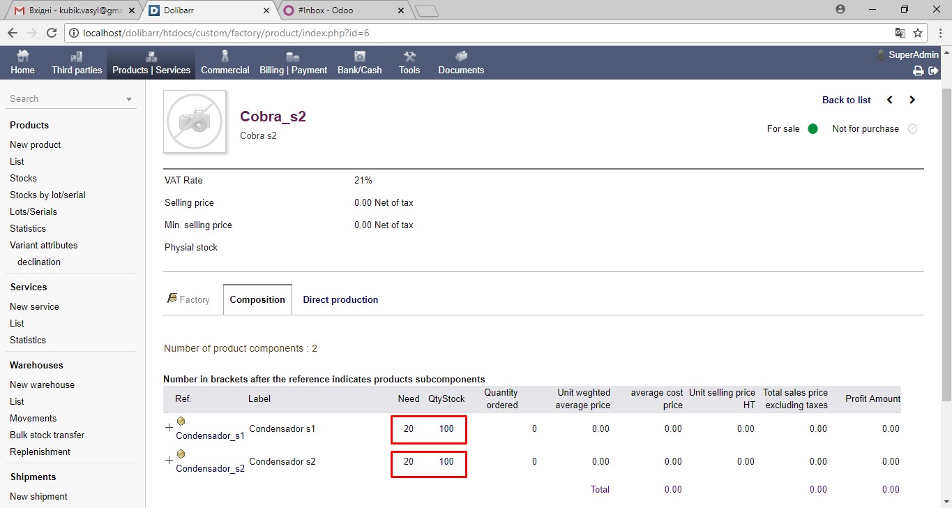 Dolibarr factory module not working with serial numbers · Issue #9206 · Dolibarr/dolibarr · GitHub