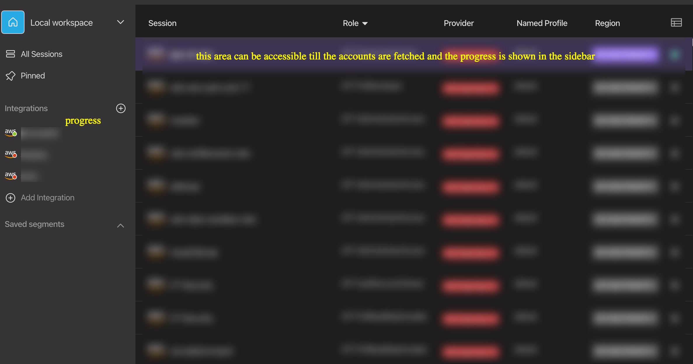 Fetching of accounts in the foreground is blocking the UI · Issue #464 · Noovolari/leapp · GitHub