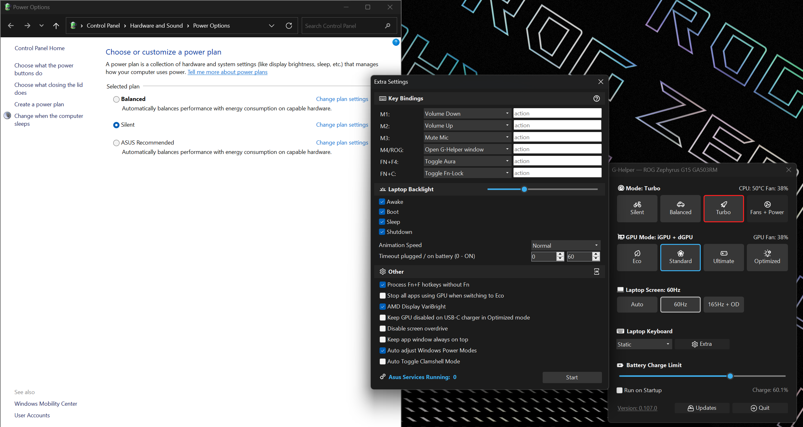 Ghelper does not change windows Power Mode when switching to silent ...