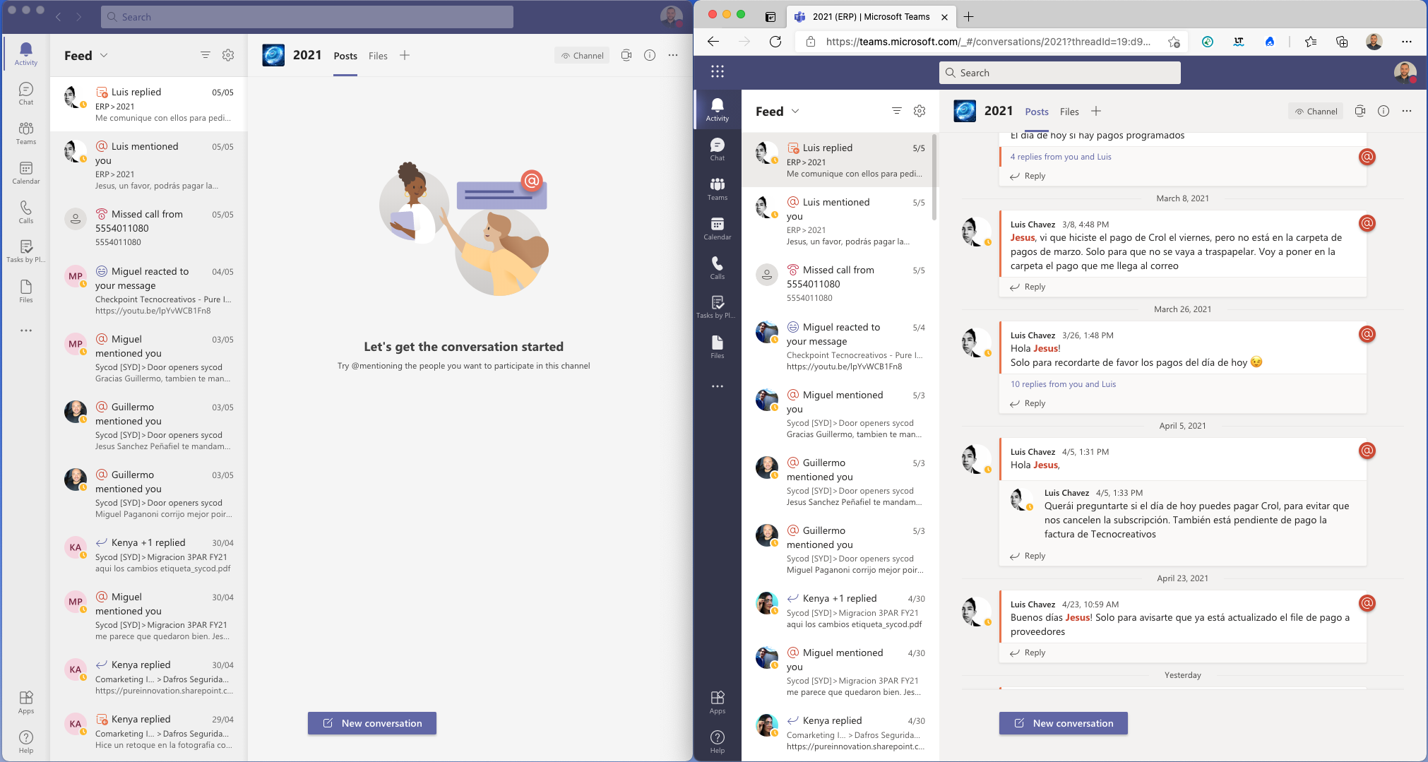 Conversations not showing in Mac desktop app · Issue #3248 ...