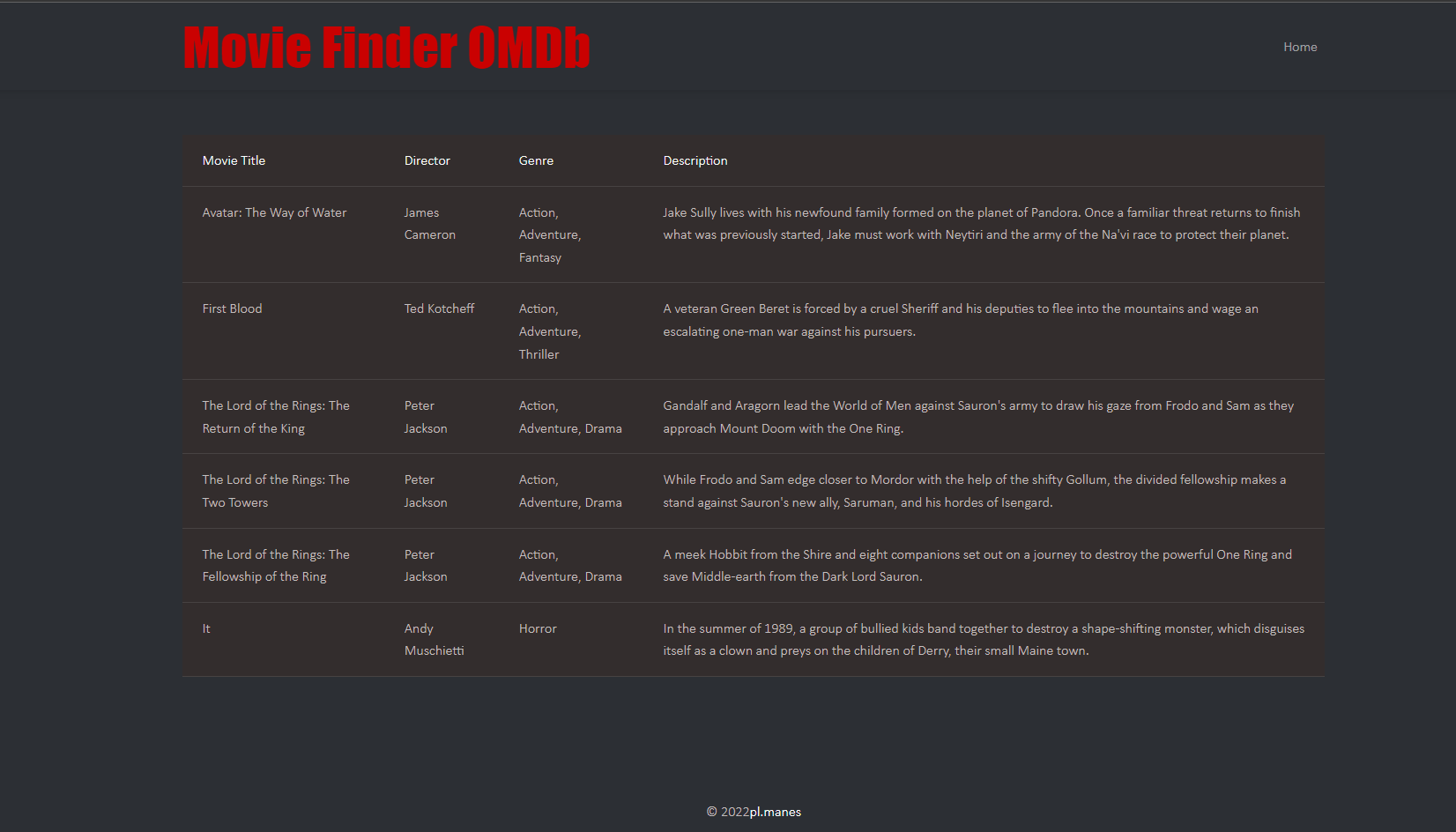 GitHub - Manes79/MovieFinder: Search for a movie of interest in OMDb ...