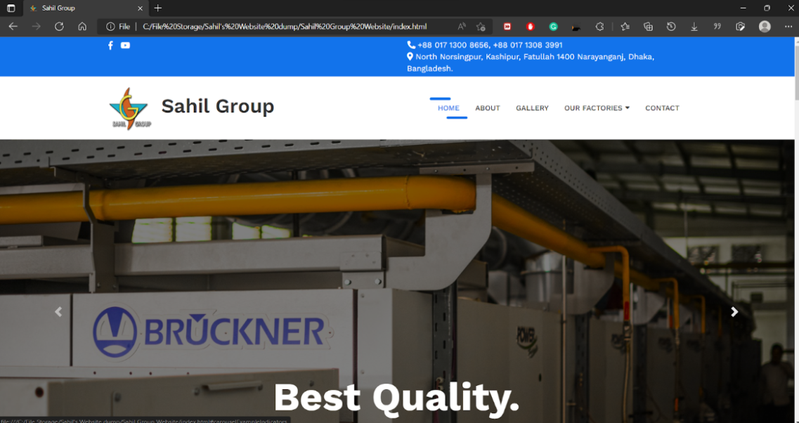 GitHub - iftiaj/Sahil-group-textile-company-website-real-client: Recently, I worked with a real ...