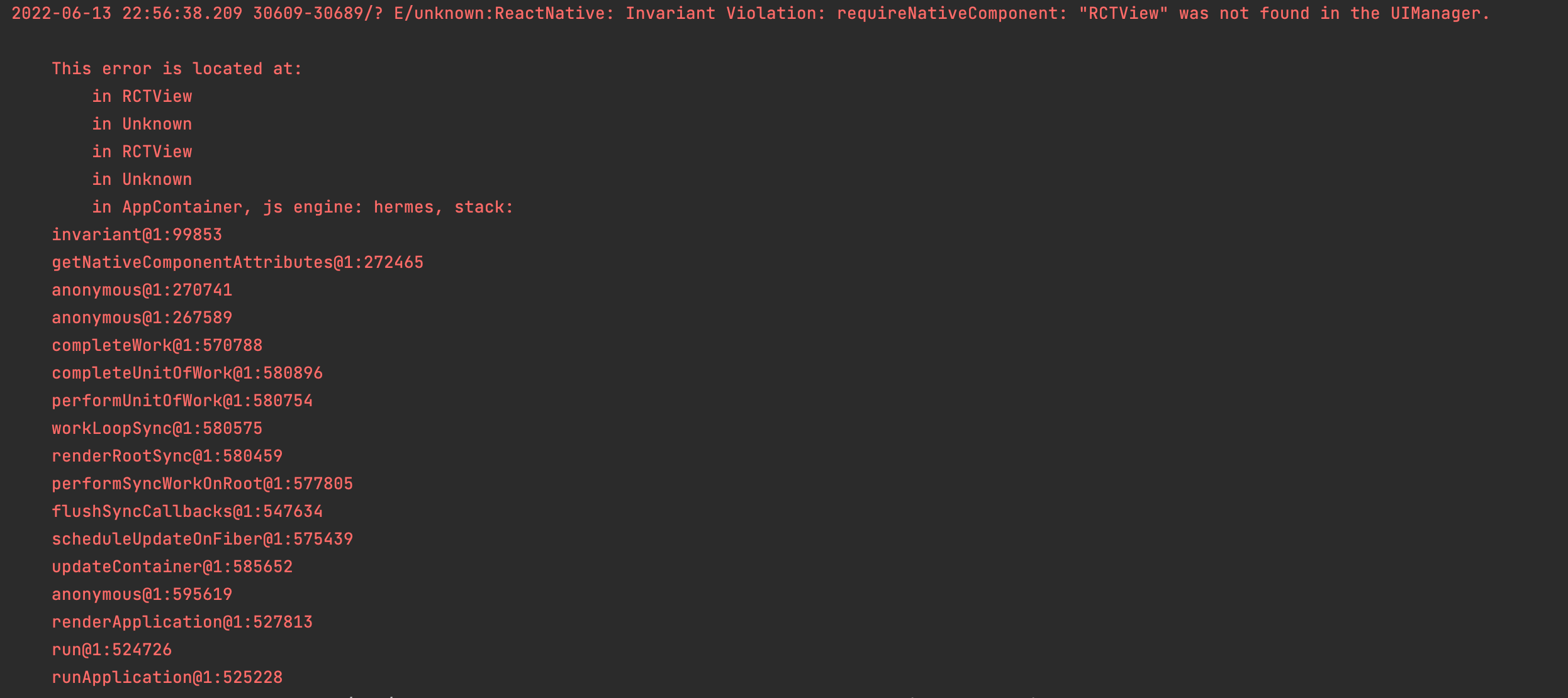 ANDROID-Hermes enabled crashes on fabric · Issue #34008 · facebook/react-native · GitHub