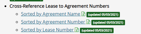 Consolidate files on ONRR.gov: Cross-Reference Lease to Agreement Numbers · Issue #727 · DOI ...