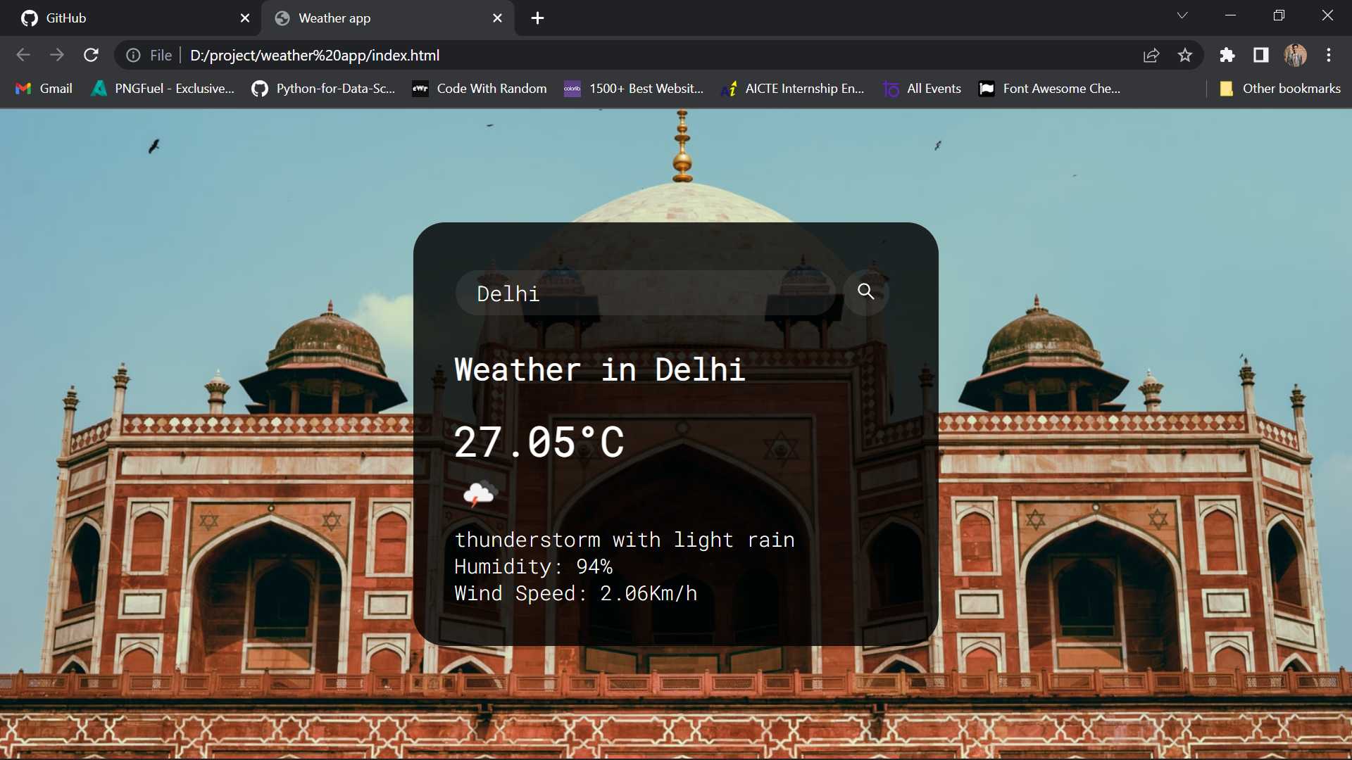 GitHub - Tananjay-git/weather_app