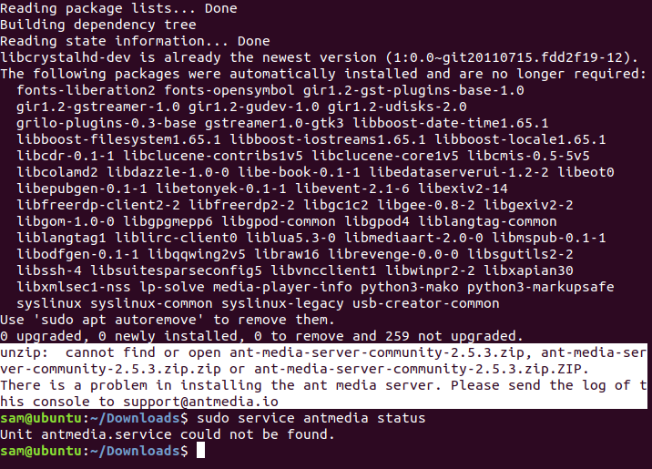 There is a problem in installing the ant media server · Issue #4941 · ant-media/Ant-Media-Server ...