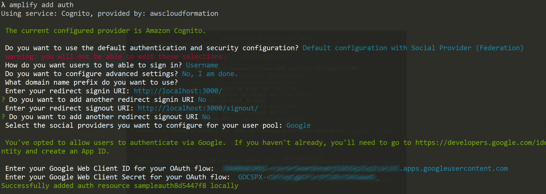 AWS Amplify教程之：Google OAuth登录 | 逻思编程