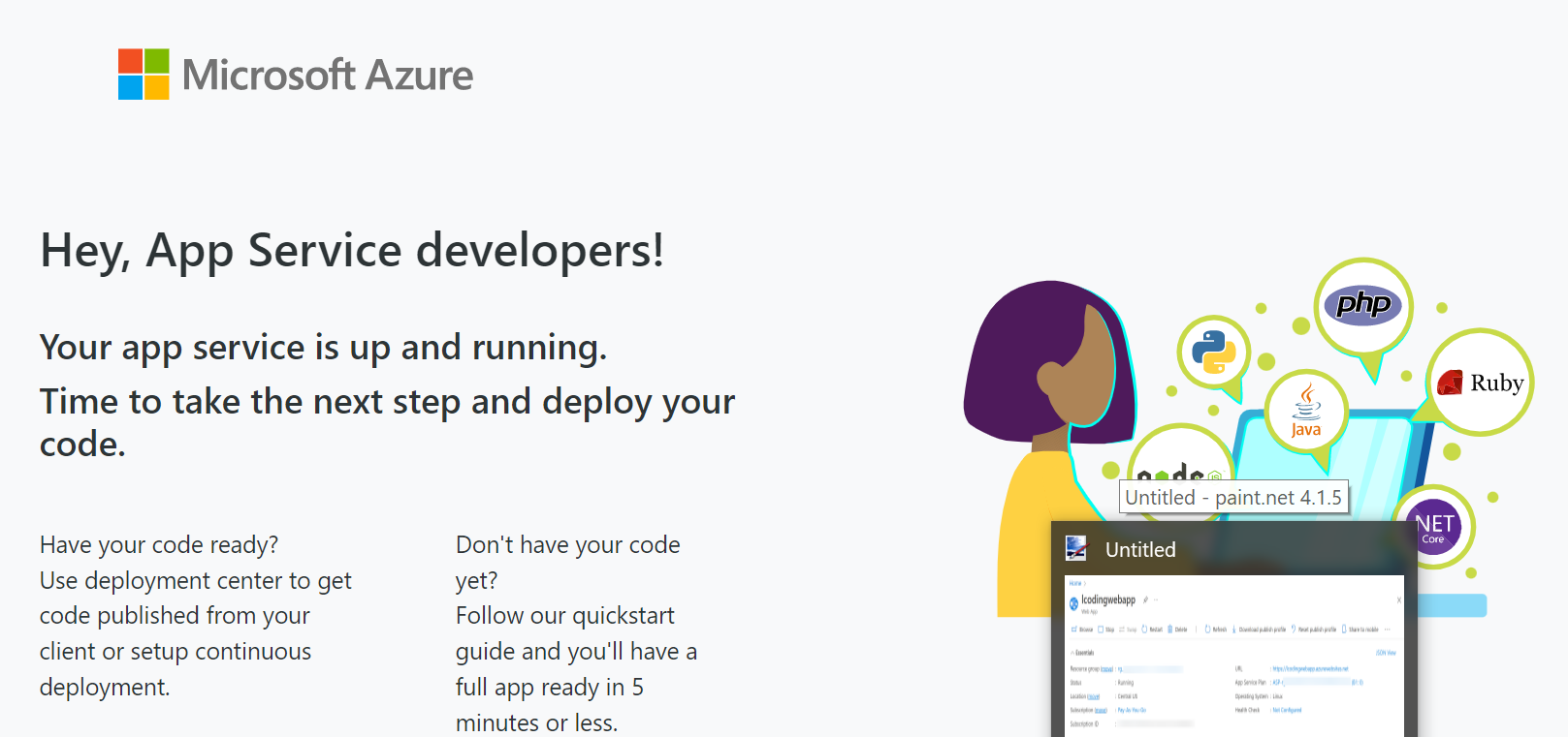 Azure云计算教程03 - App service | 逻思编程