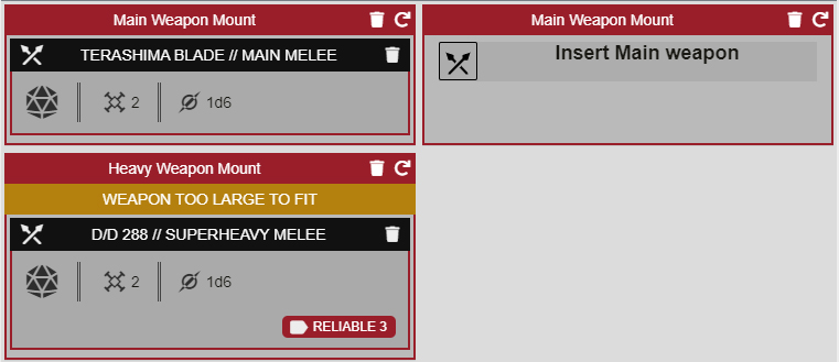 [BUG] [0.9.1] Superheavy weapons produce "weapon too large" error even ...