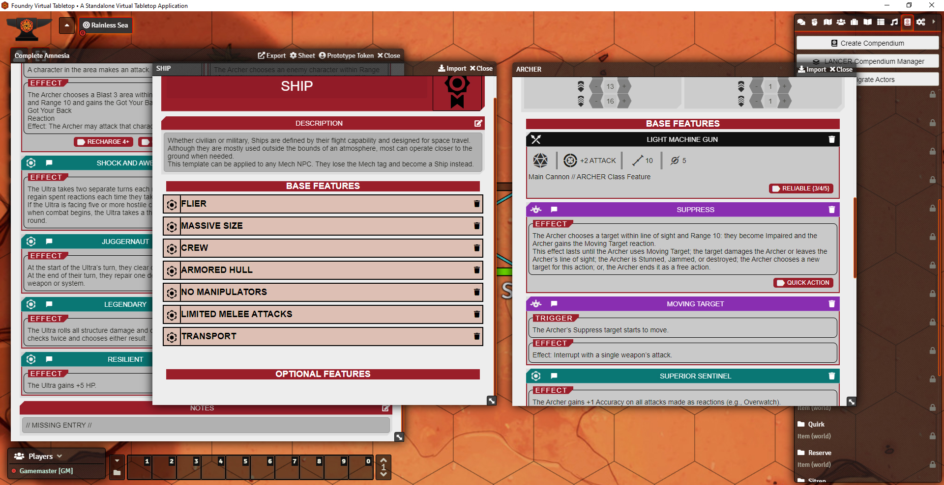 [BUG] [0.9.4] NPC templates do not use the same drag/drop display as ...