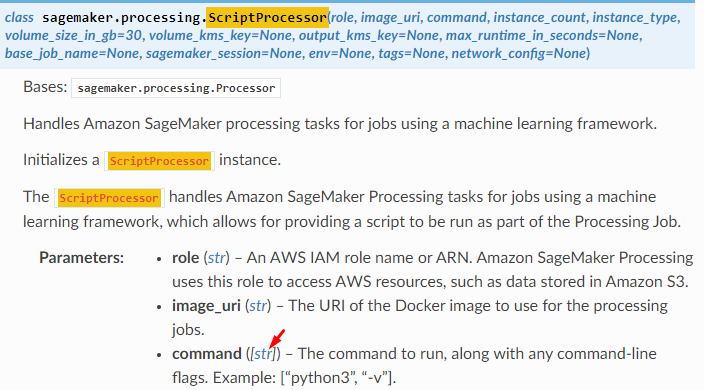 TypeError: can only concatenate str (not "list") to str · Issue #3160 · aws/sagemaker-python-sdk ...