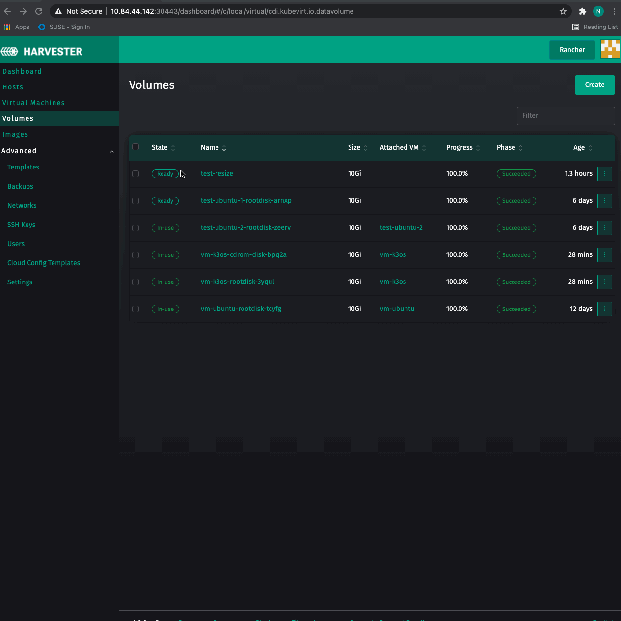 [Enhancement] Support volume expansion · Issue #879 · harvester/harvester · GitHub
