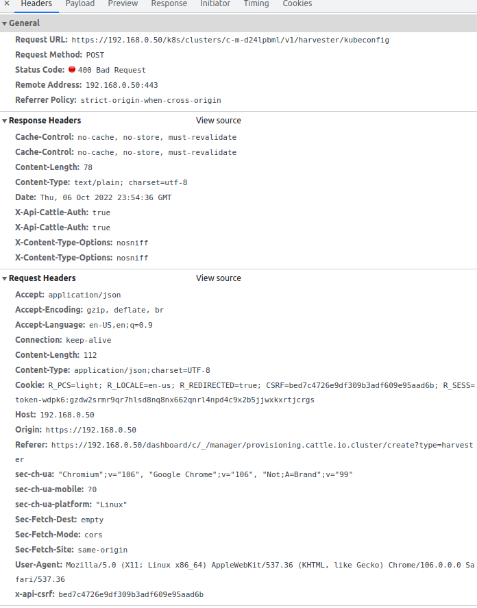 [BUG] Can't provision RKE2 cluster in Rancher · Issue #2889 · harvester/harvester · GitHub