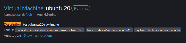 [BUG] failed to update vm using terraform apply · Issue #3248 · harvester/harvester · GitHub