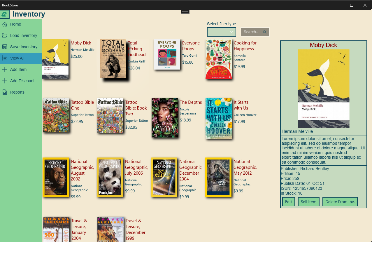 GitHub - yuvK/Book-Store-Management: Sela software development course - a book store management ...