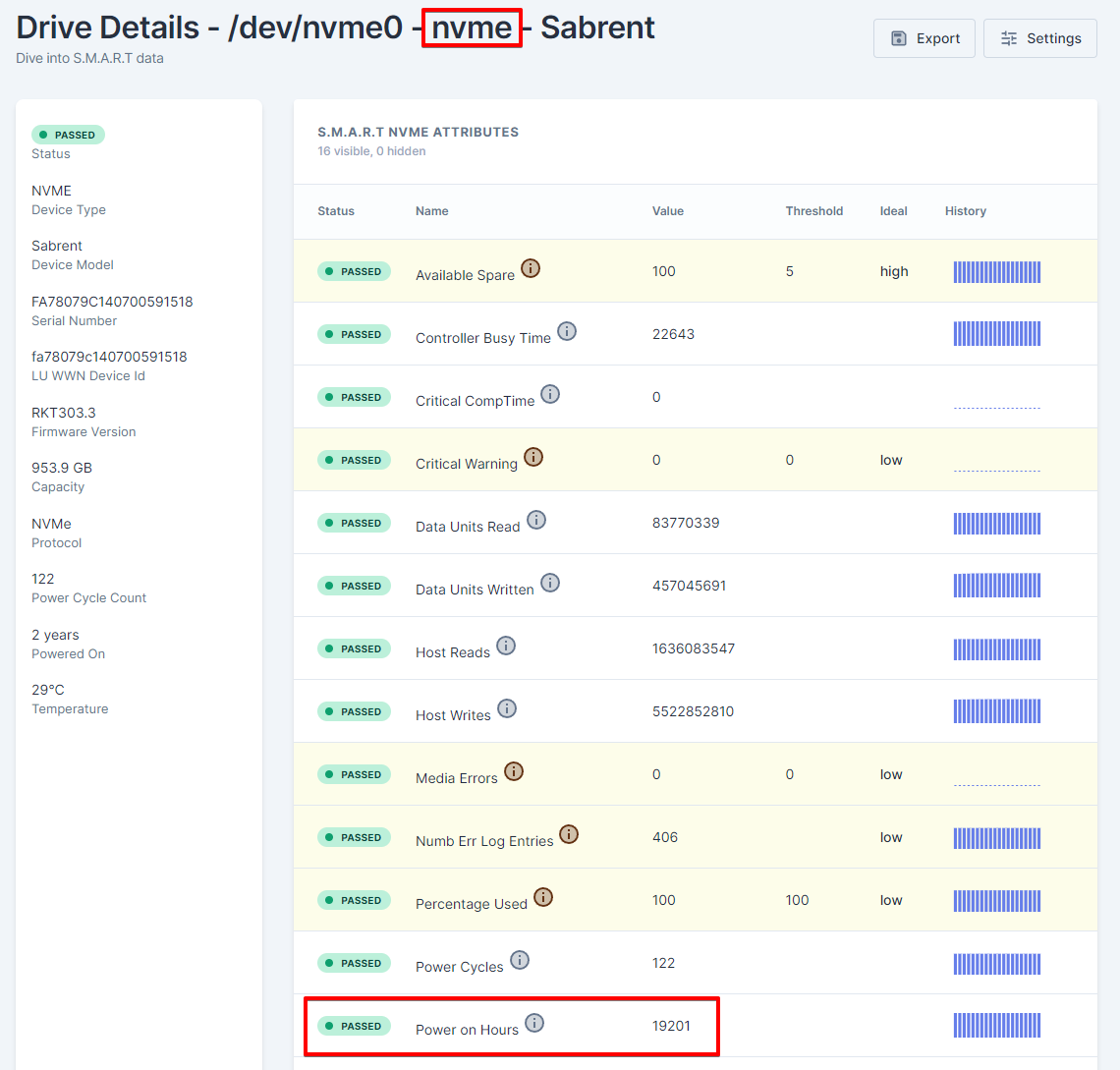 [BUG] smartctl returned an error code (64) while processing sda\n" type=metrics · Issue #286 ...