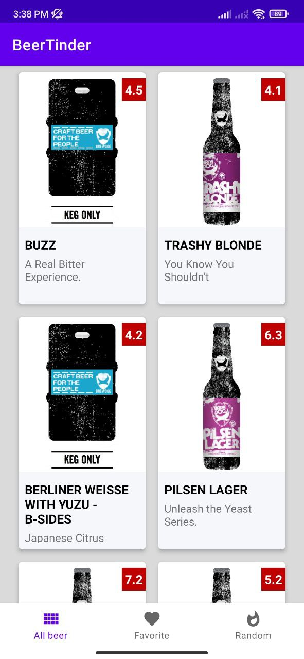 GitHub - PROPILIL/BeerTinder: This is just a study project using the Punk API (https://punkapi.com/)