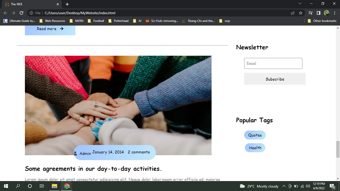 GitHub - geshvir09/Front-end-projects: My blog & e-commerce website front-end snapshots.