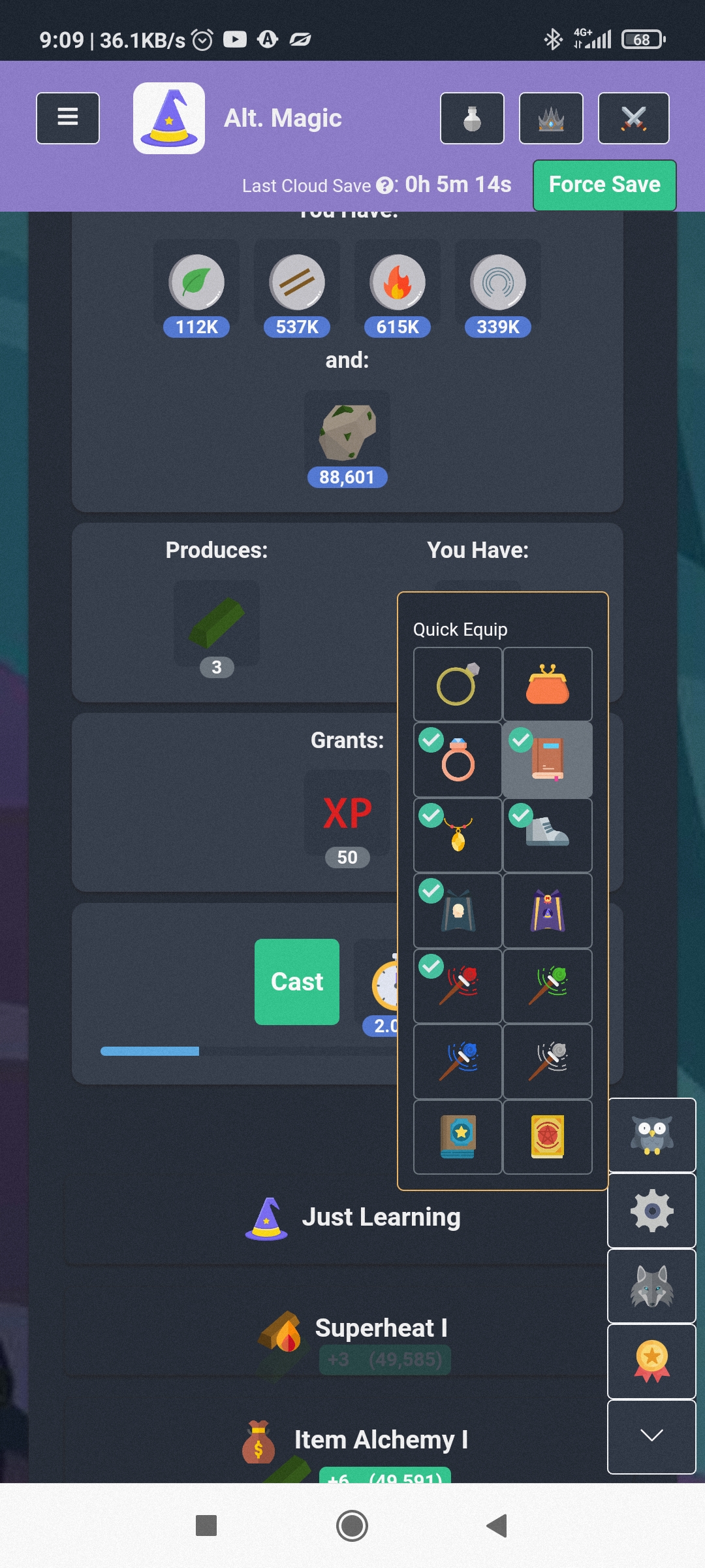 [Bug]: Superheat IV xp not updating · Issue #3064 · MelvorIdle/melvoridle.github.io · GitHub