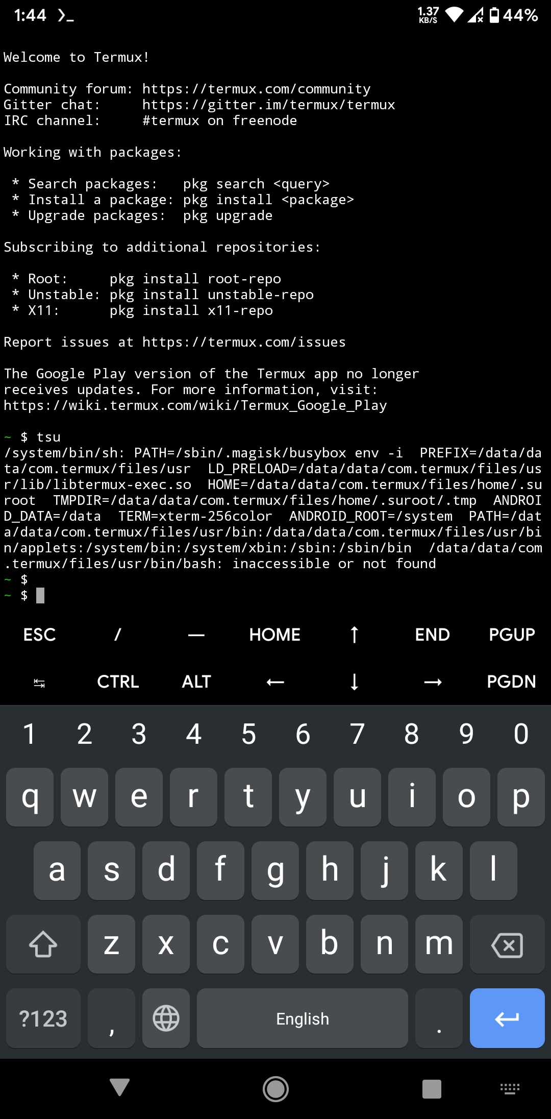 magisk su(tsu) termux bug · Issue #3704 · topjohnwu/Magisk · GitHub