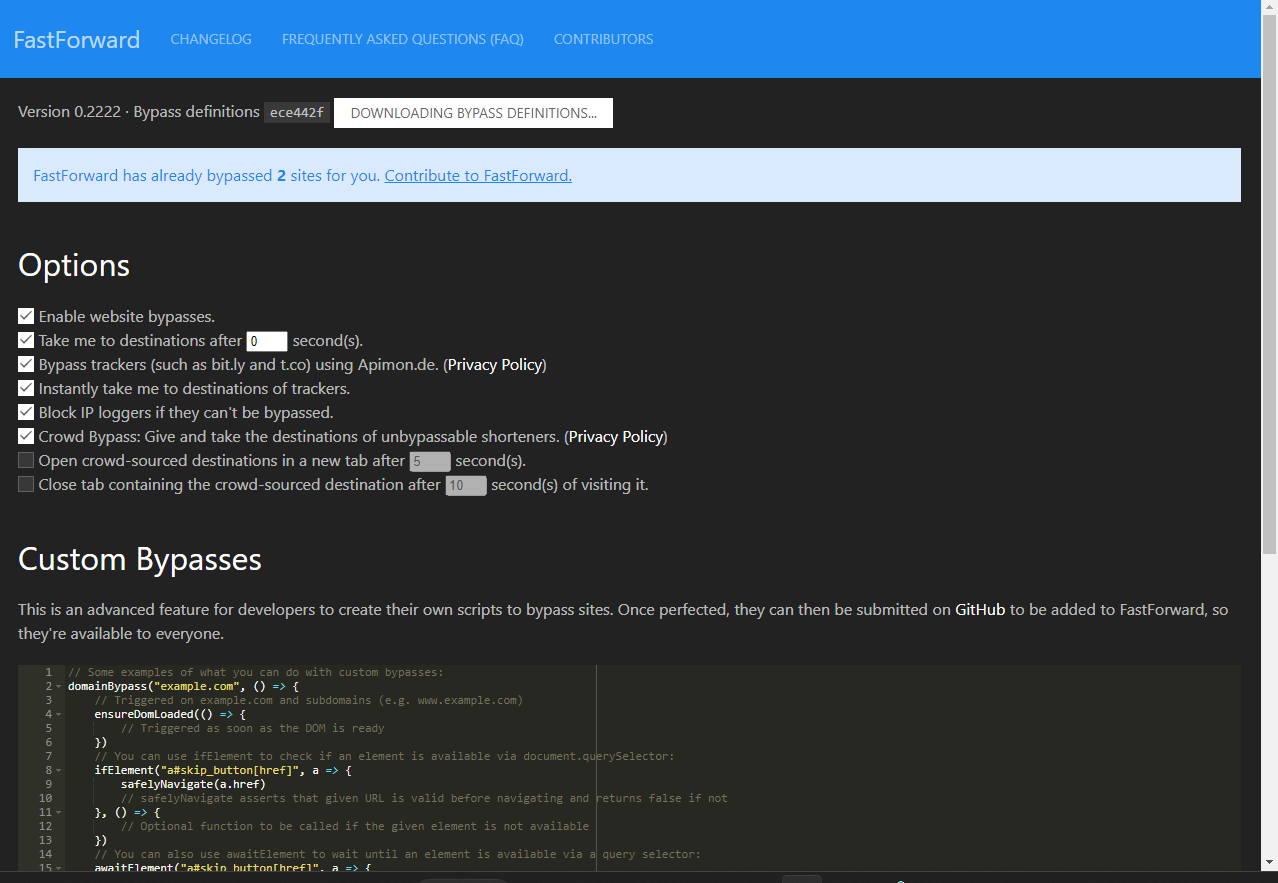 FastForward breaks if you disable and enable it again · Issue #919 · FastForwardTeam/FastForward ...