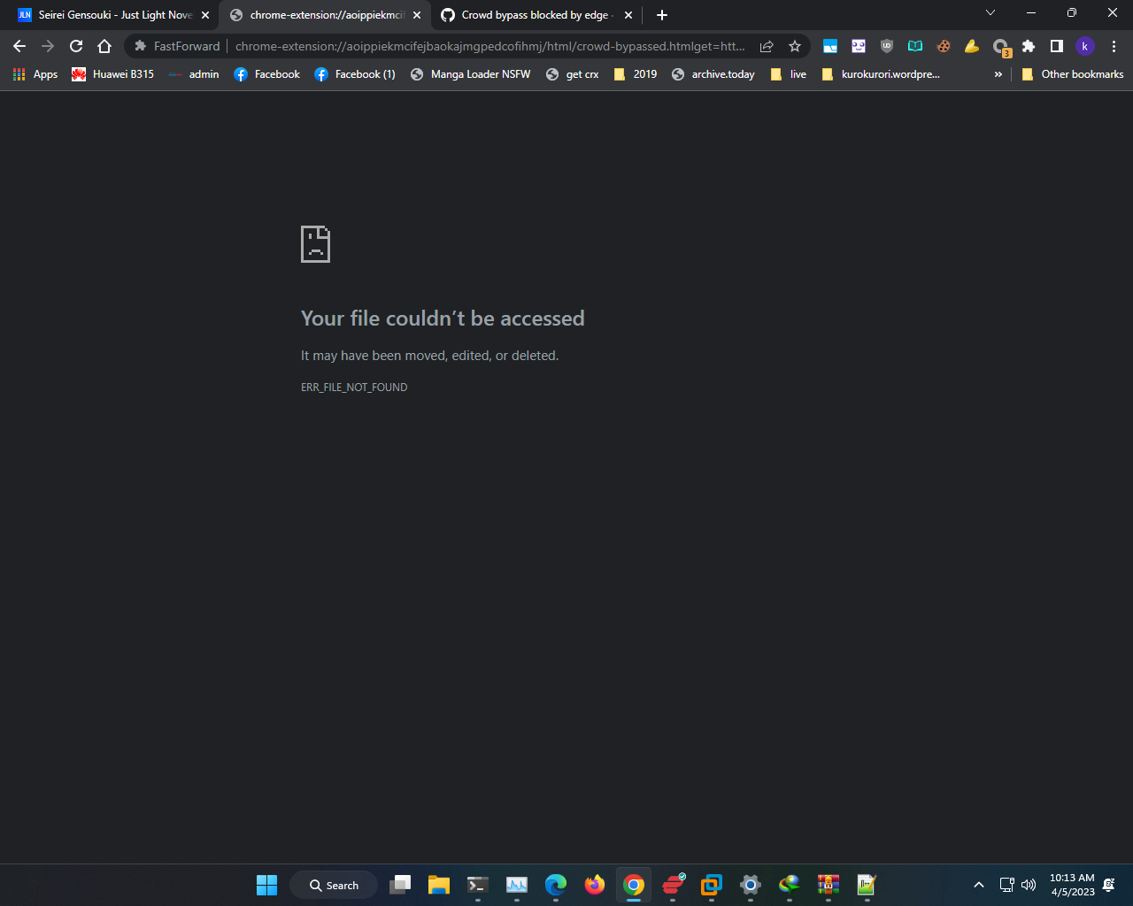 Crowd bypass blocked by edge · Issue #923 · FastForwardTeam/FastForward · GitHub