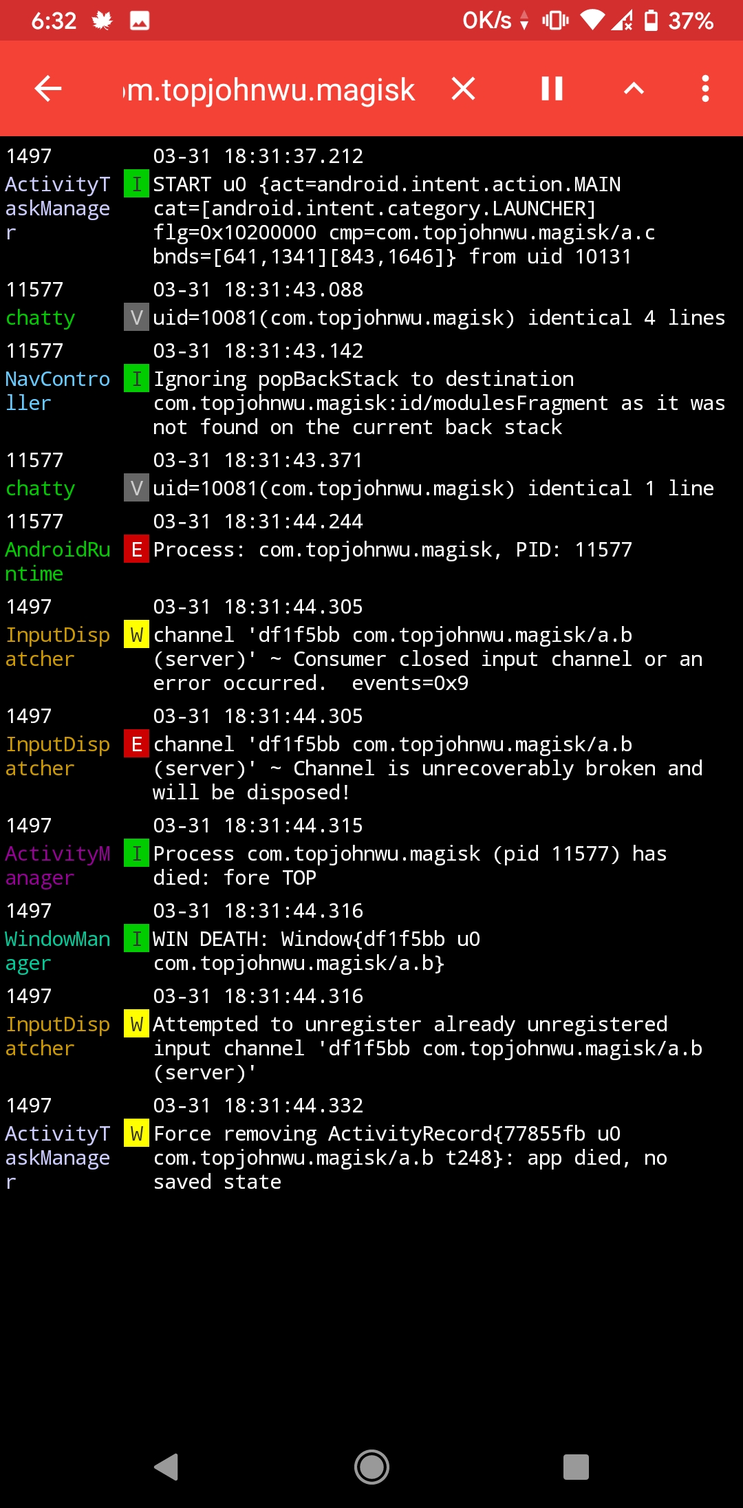 Manager crash trying to access Modules list with specific numbers of directories · Issue #2631 ...