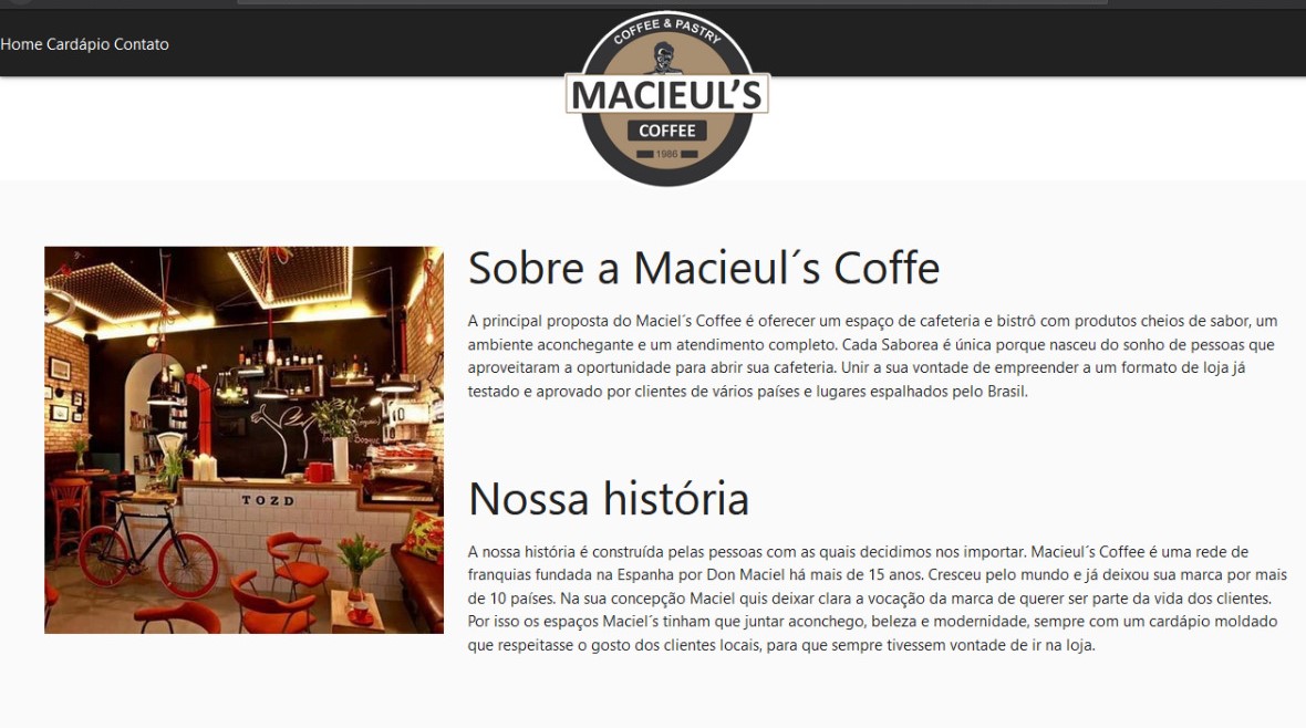 GitHub - CarinaGouveia/CoffeeShop-Trabalho-Academico: Desafio, fazer um site de uma cafeteria ...