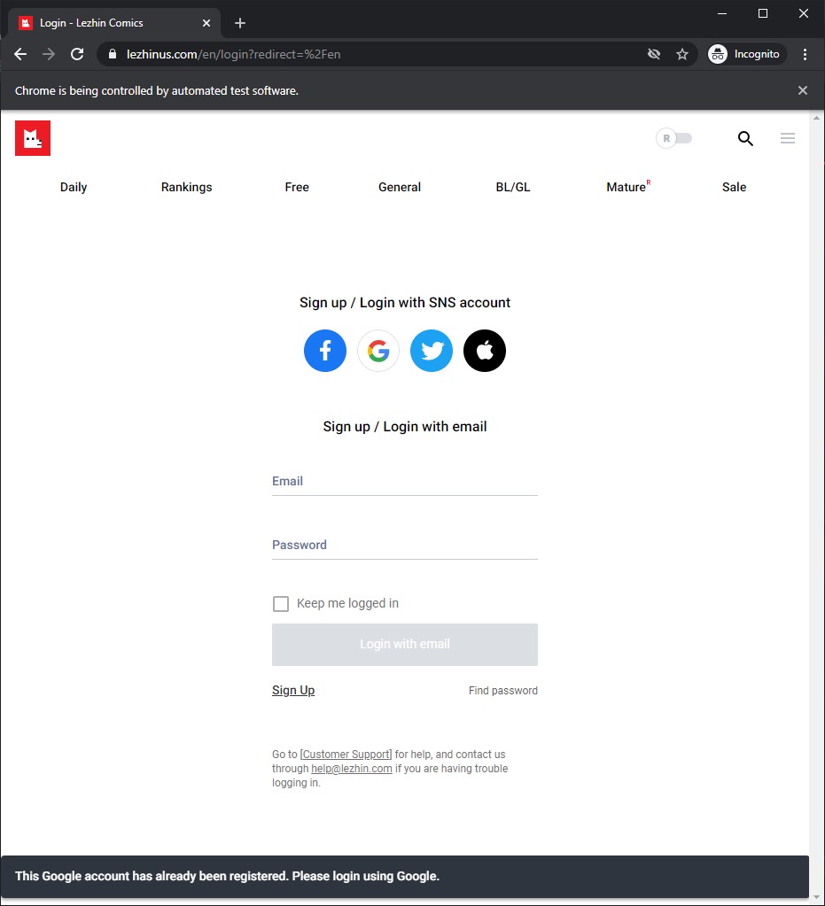 Login Failed · Issue #34 · ImSejin/lezhin-comics-downloader · GitHub