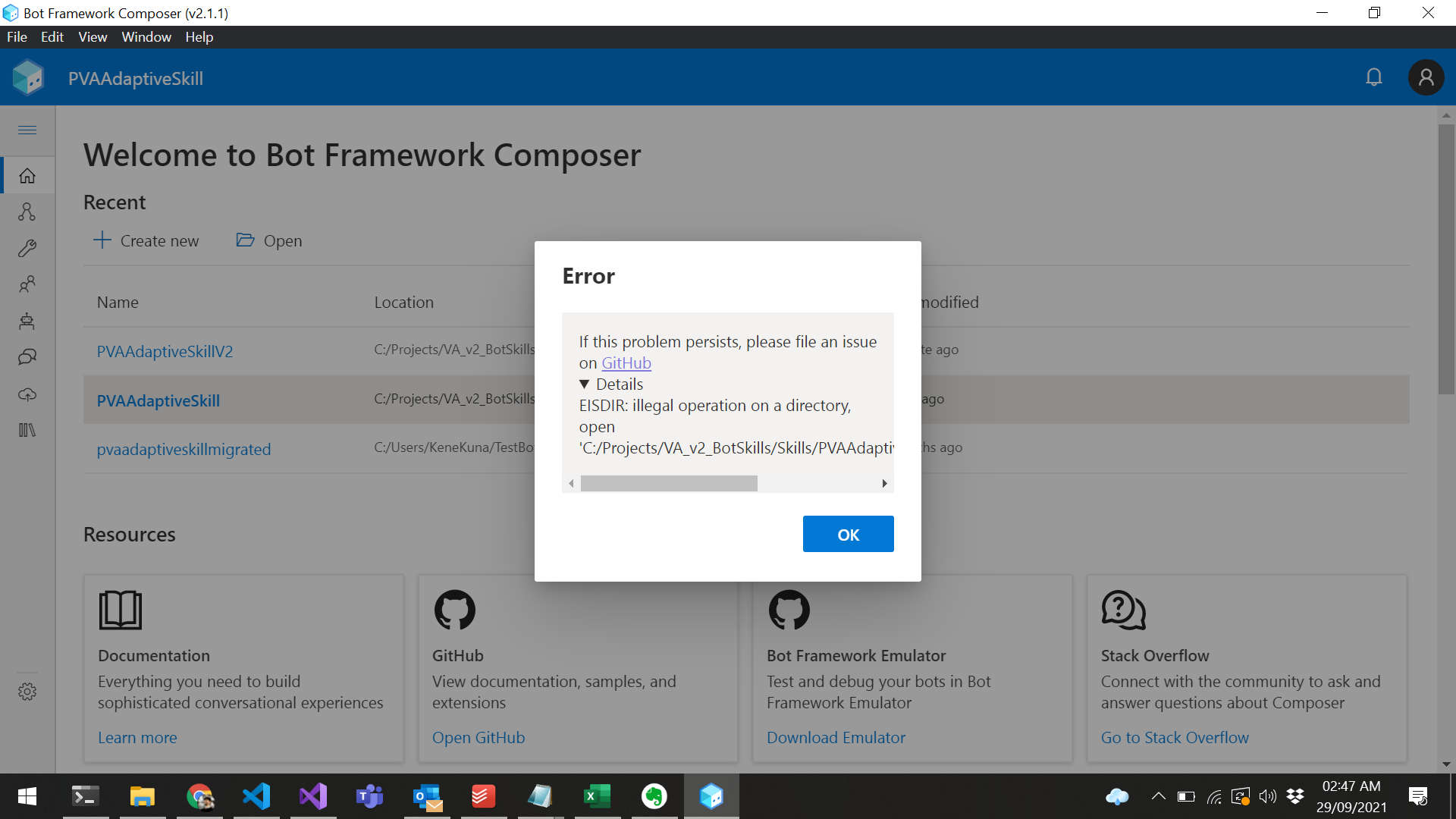 Problem while converting skill from Composer 1.4.x to Composer 2.x.x · Issue #8715 · microsoft ...