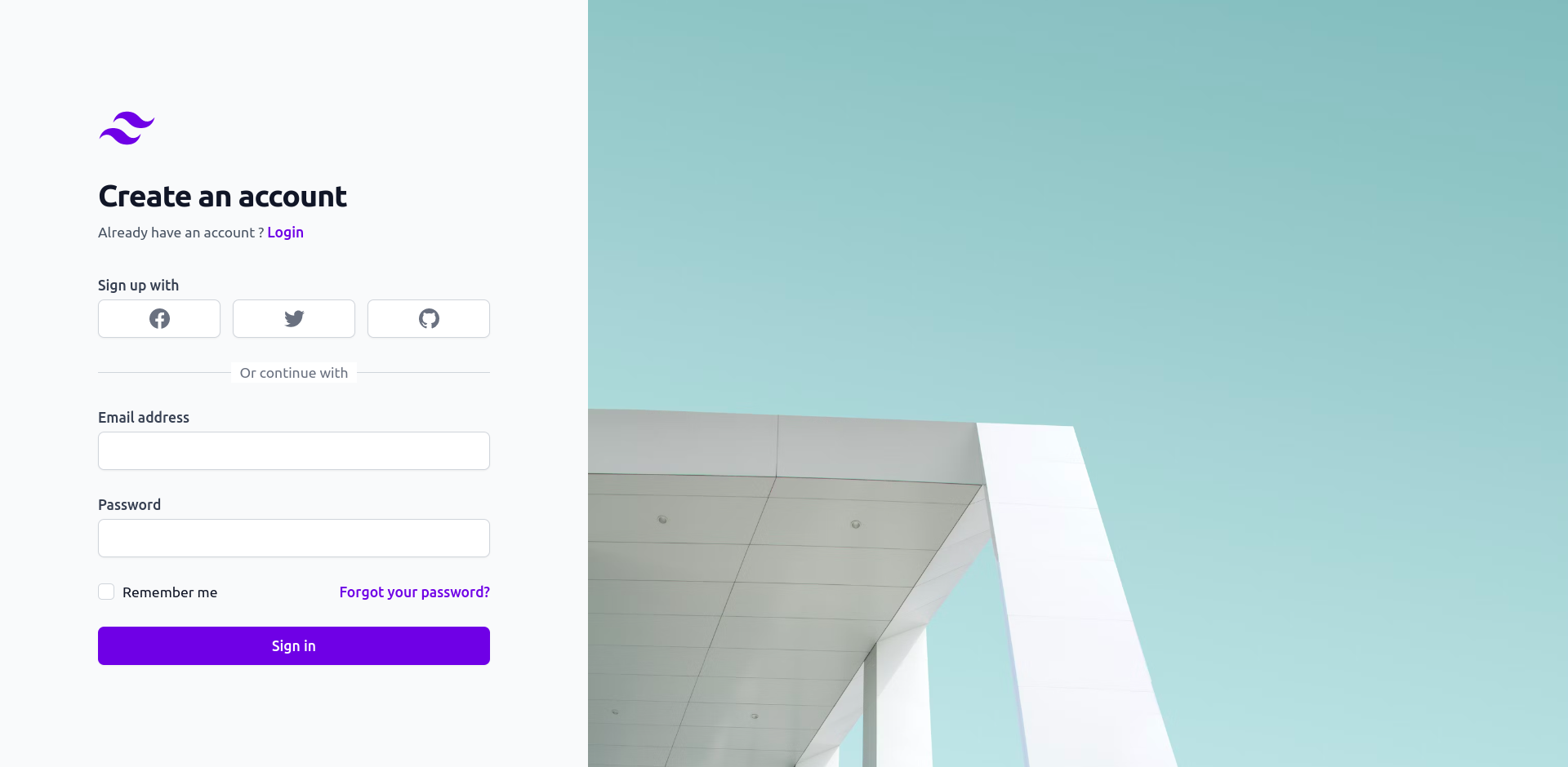 GitHub - RoMTHoS/Auth-Template-RT: A template for authentication build with react and tailwind