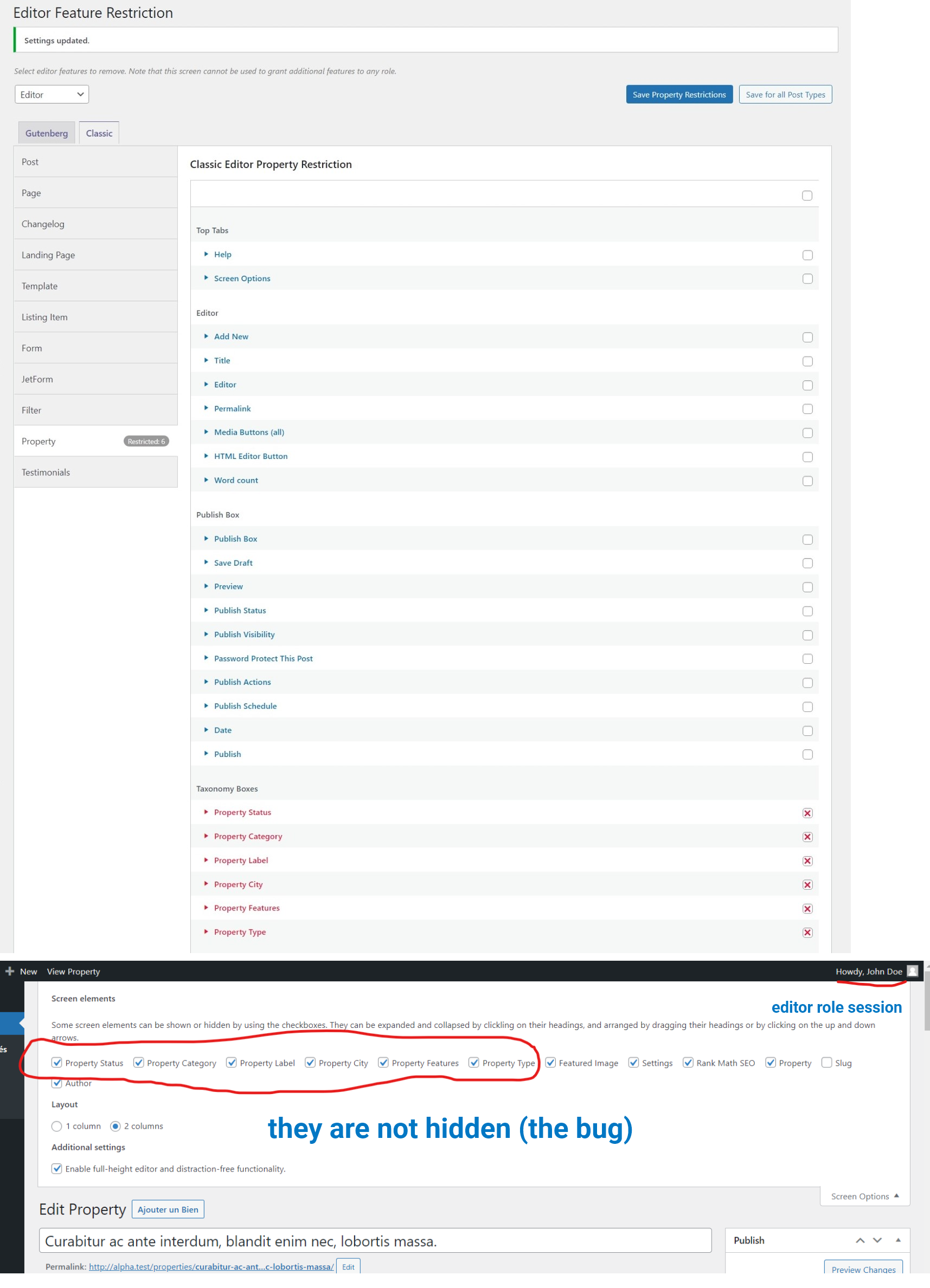 Hide taxonomy screen option for editor features · Issue #554 · publishpress/PublishPress ...
