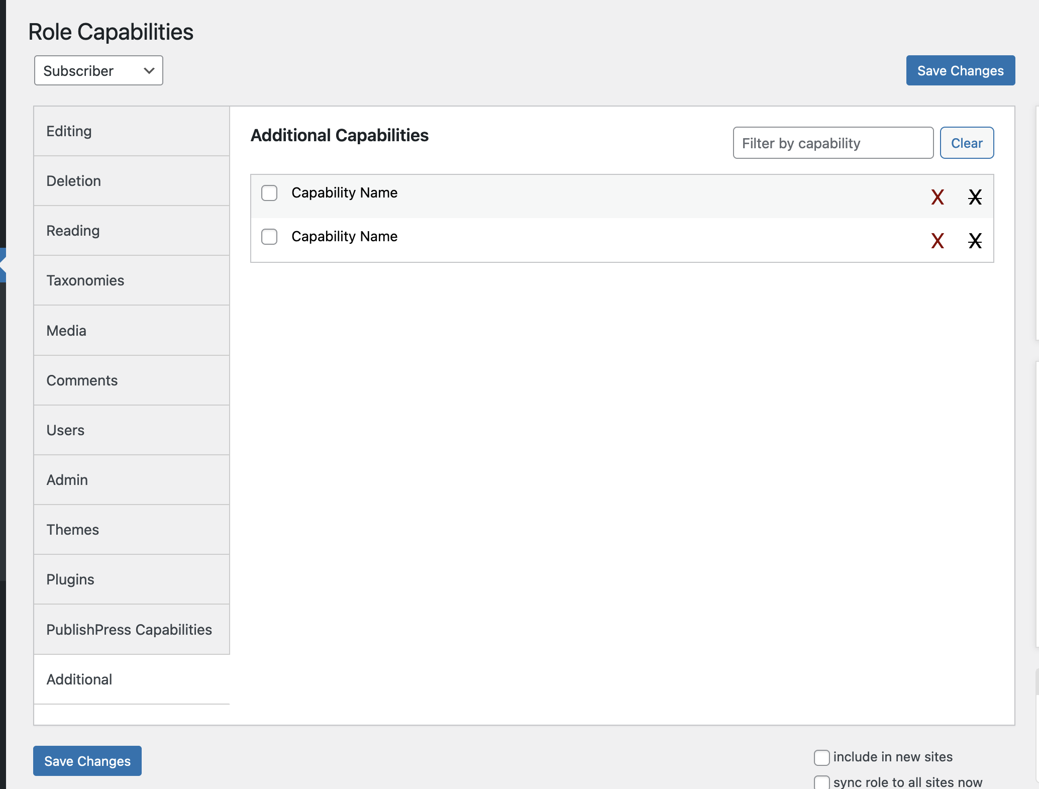 Add multisite capabilities tab · Issue #737 · publishpress/PublishPress-Capabilities · GitHub