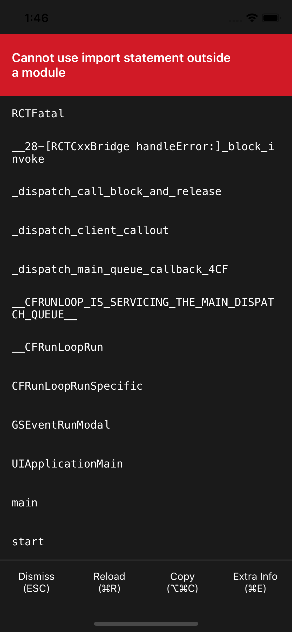 [ERROR] Cannot use import statement outside module · Issue #203 · mockingbot/react-native-zip ...