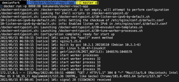 GitHub - pinion7/docker-react-app