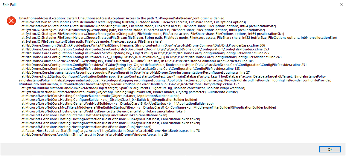 Update keeps changing windows service log on setting · Issue #8005 · Radarr/Radarr · GitHub