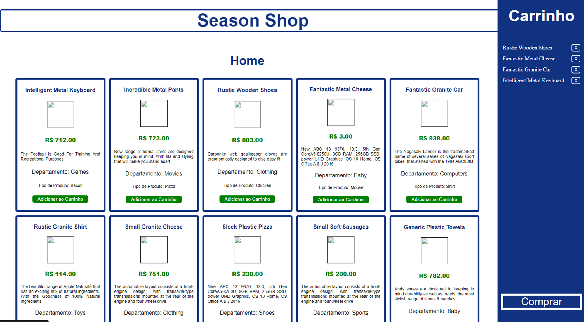 GitHub - ewnsilva/season_shop: Catalogo de Produtos
