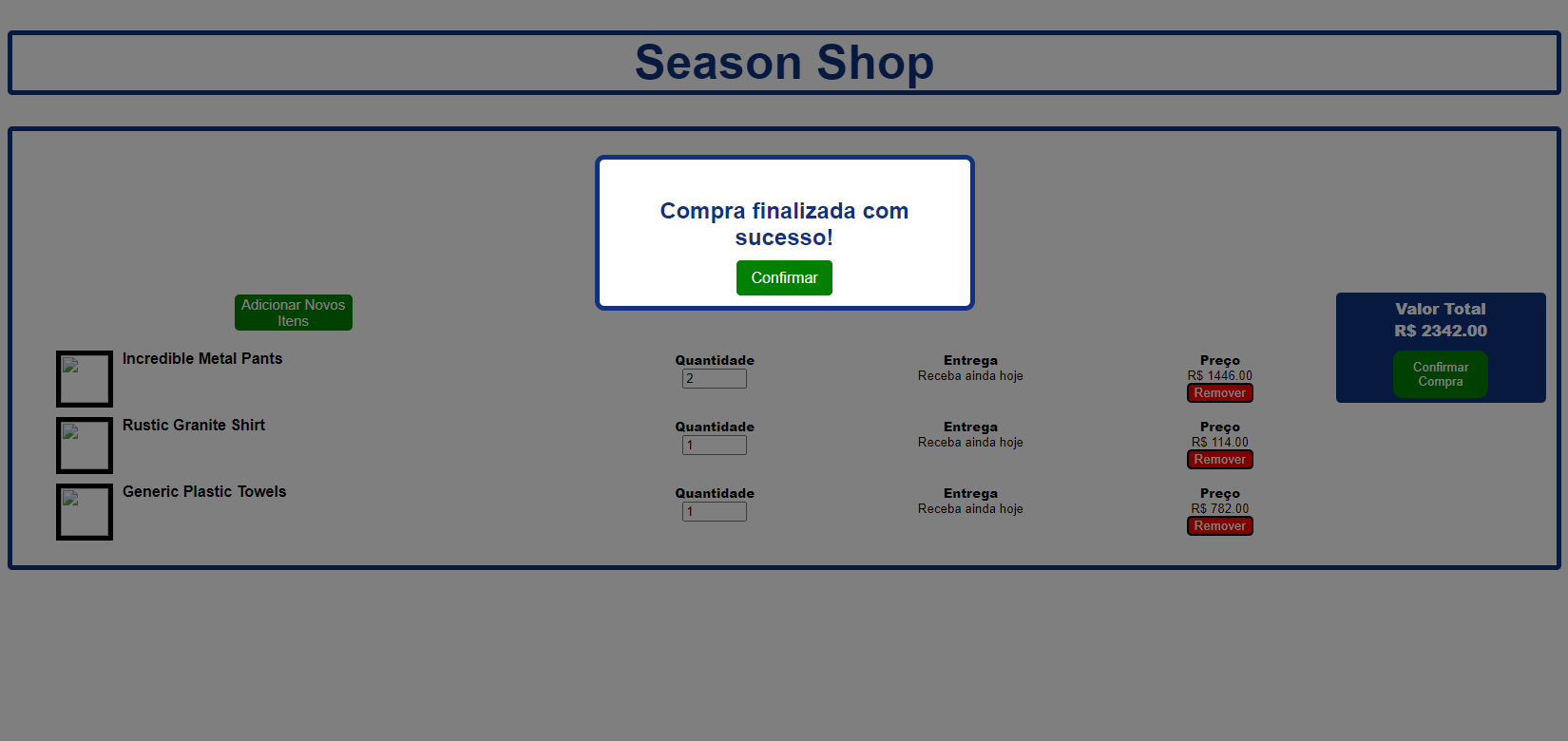 GitHub - ewnsilva/season_shop: Catalogo de Produtos