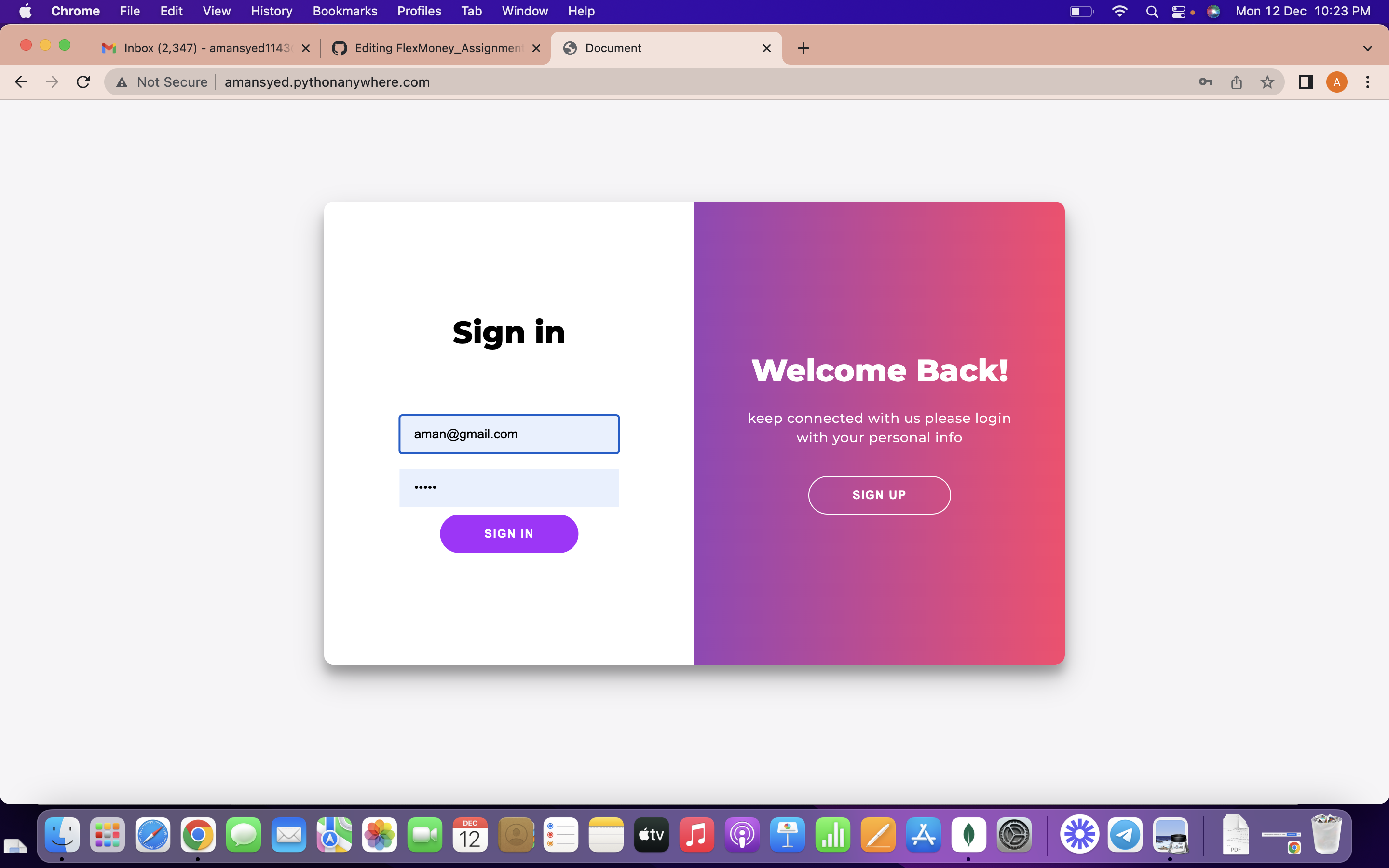 GitHub - Aman-Syed/FlexMoney_Assignment