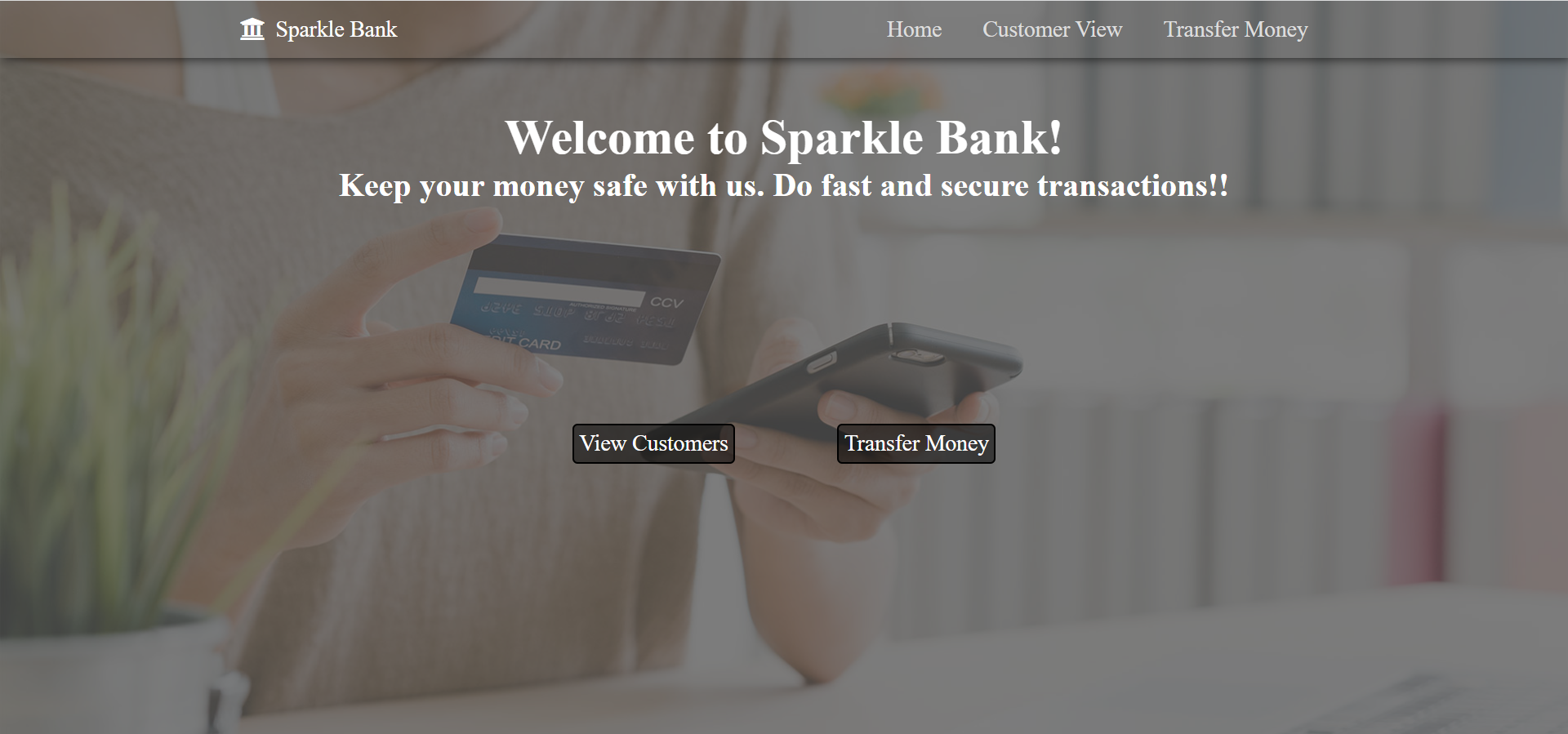 GitHub - MuskanGupta2702/basic-banking-system: The Sparks Foundation internship task.