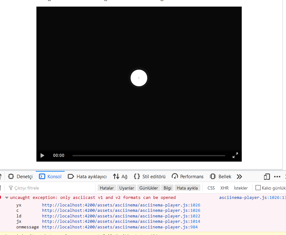 uncaught exception: only asciicast v1 and v2 formats can be opened · Issue #120 · asciinema ...